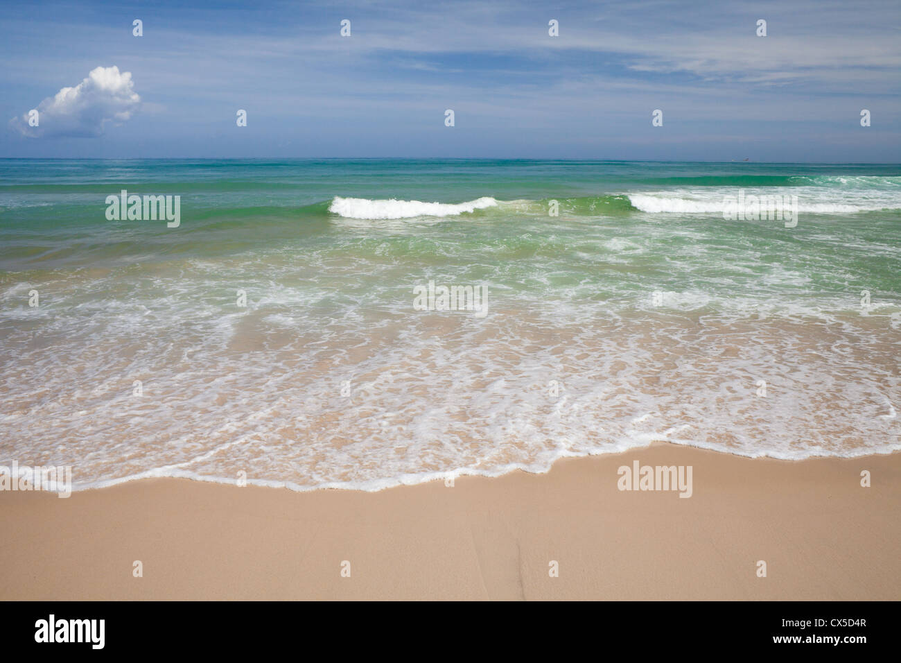 nice clean tropical beach Stock Photo - Alamy