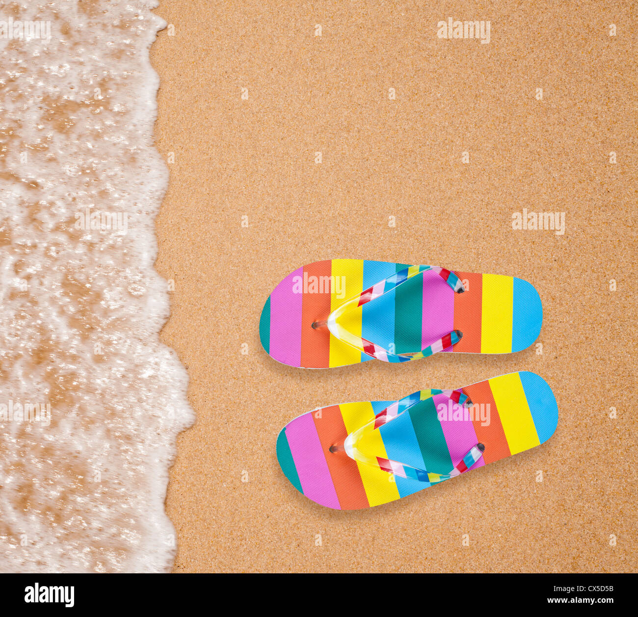 Rainbow flip flop hi-res stock photography and images - Alamy