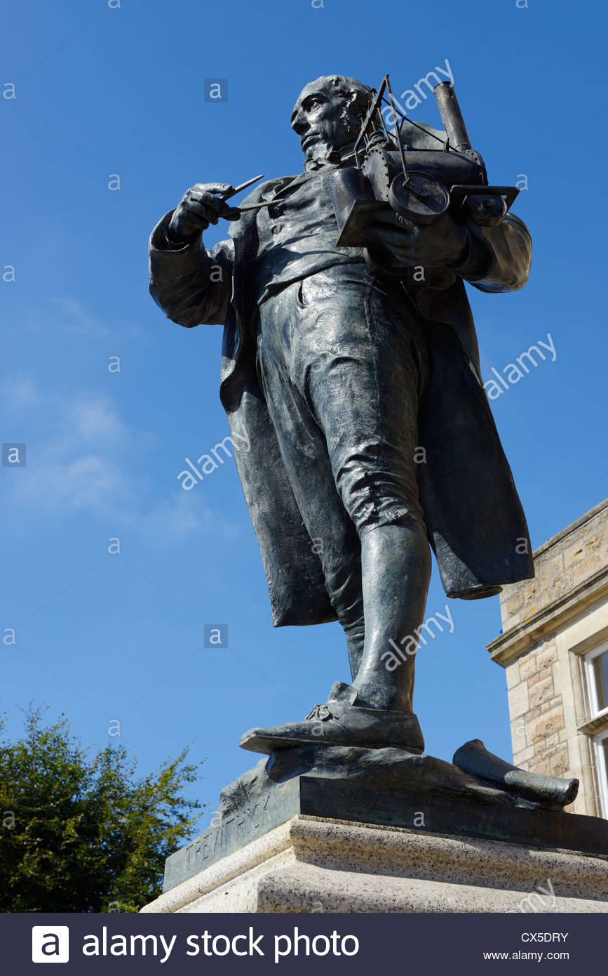 Richard Trevithick Statue High Resolution Stock Photography and Images ...