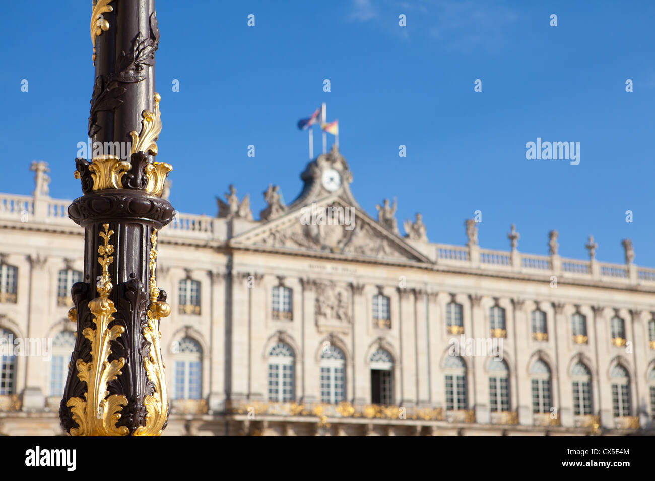 Beautiful view from Nancy Stanislas Square Stock Photo - Alamy
