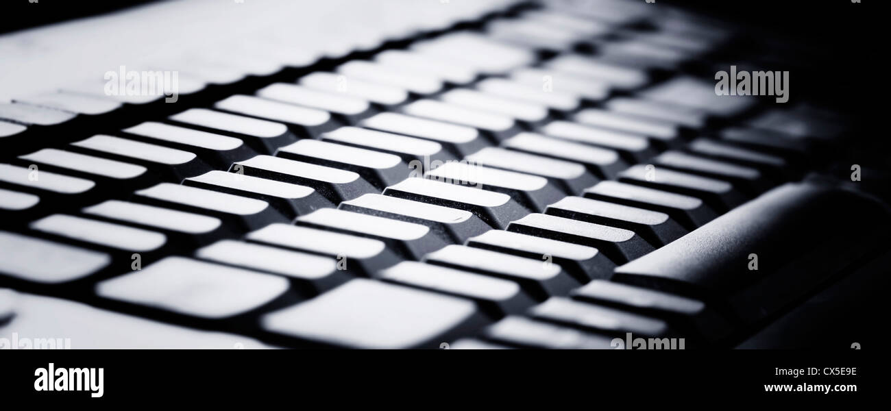 Close-up picture of a computer keyboard Stock Photo - Alamy