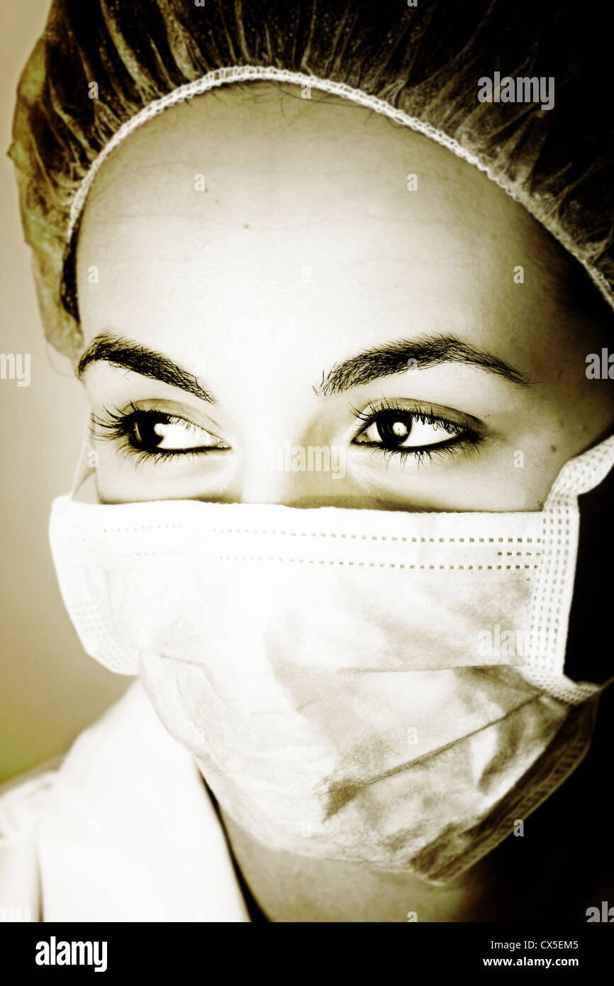 Professional young doctor at work. Close up Stock Photo - Alamy