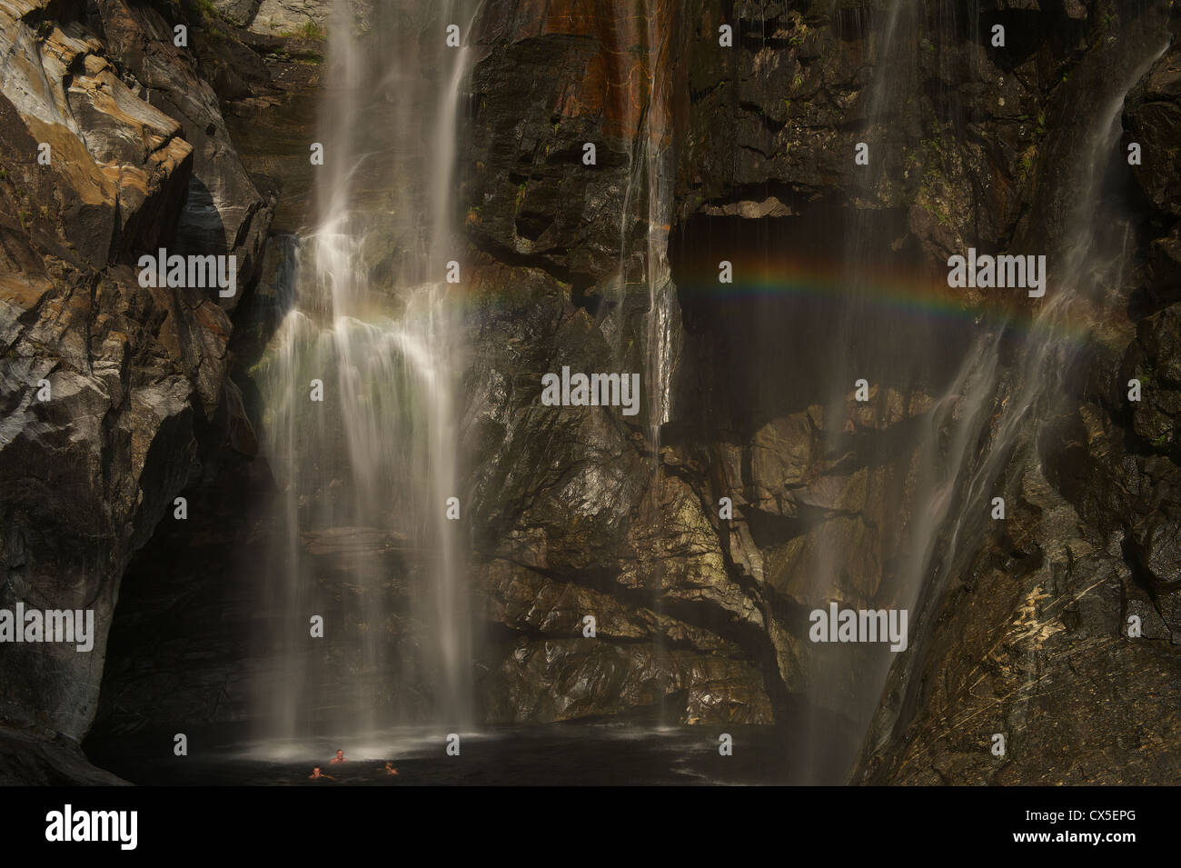 Waterfall of maggia hi-res stock photography and images - Alamy