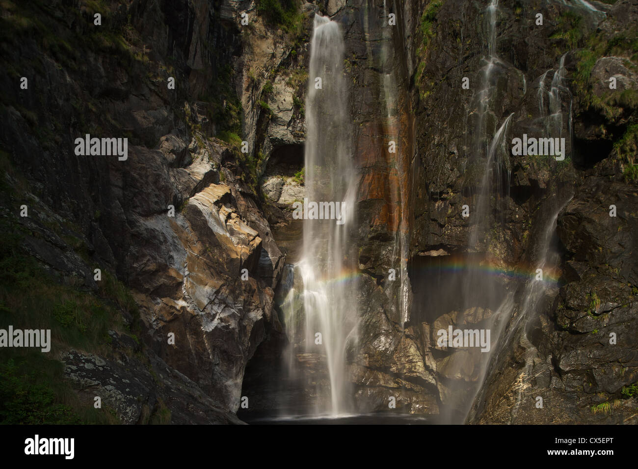 Waterfall of maggia hi-res stock photography and images - Alamy