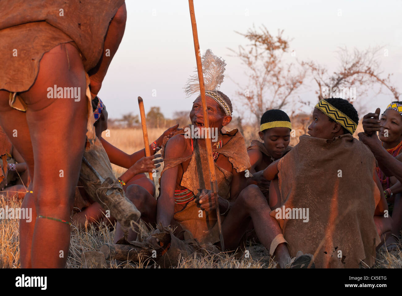 Bushman tribe hi-res stock photography and images - Alamy