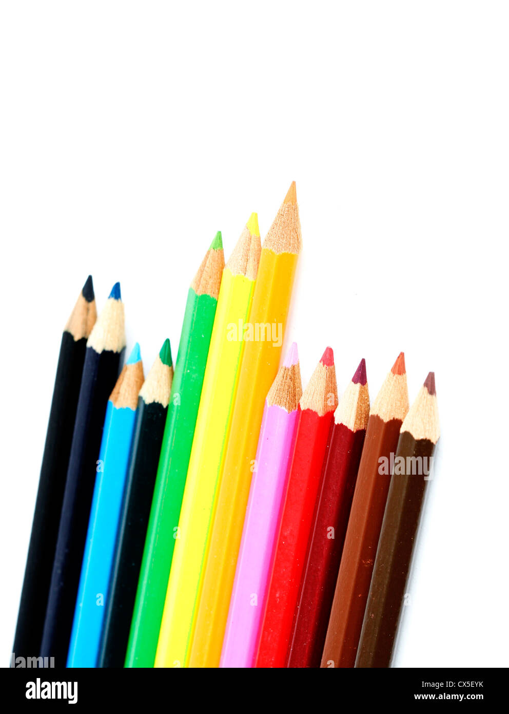 Close-up pencil. Very good details and colors Stock Photo - Alamy