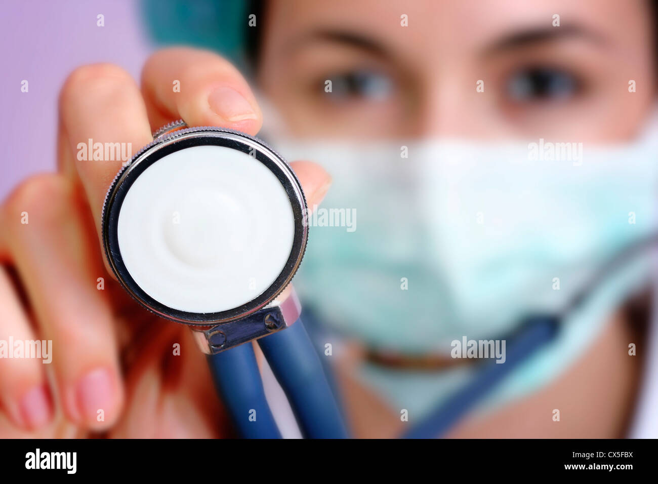 Professional young doctor at work. Close up Stock Photo - Alamy