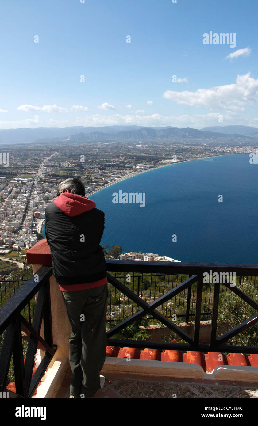 View of loutraki from Monastery of the Prophet Elias, Loutraki ...