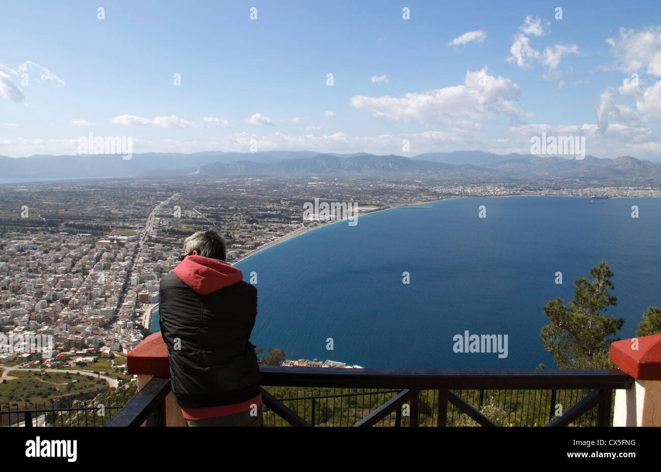 View of loutraki from Monastery of the Prophet Elias, Loutraki ...