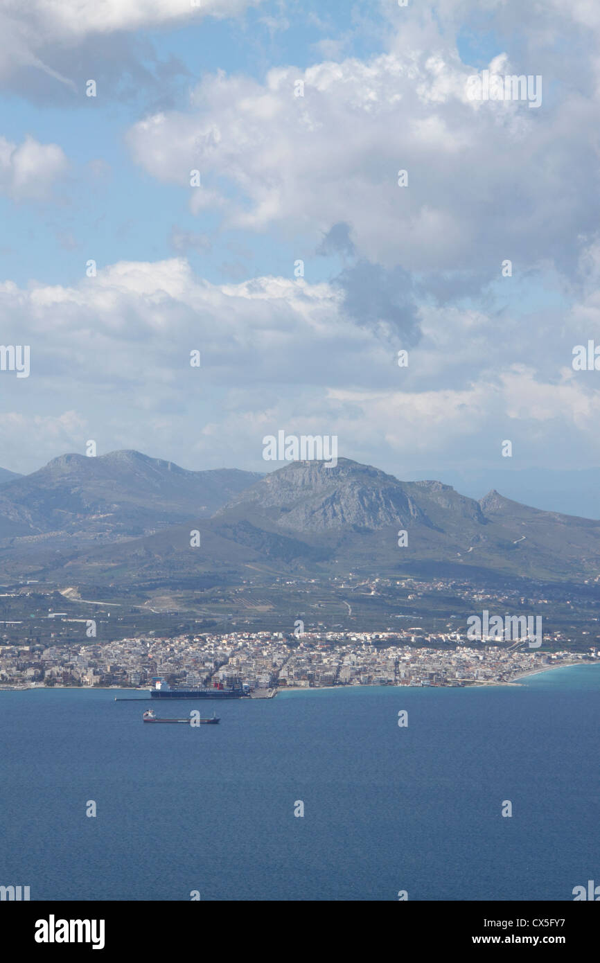 View of loutraki from Monastery of the Prophet Elias, Loutraki ...