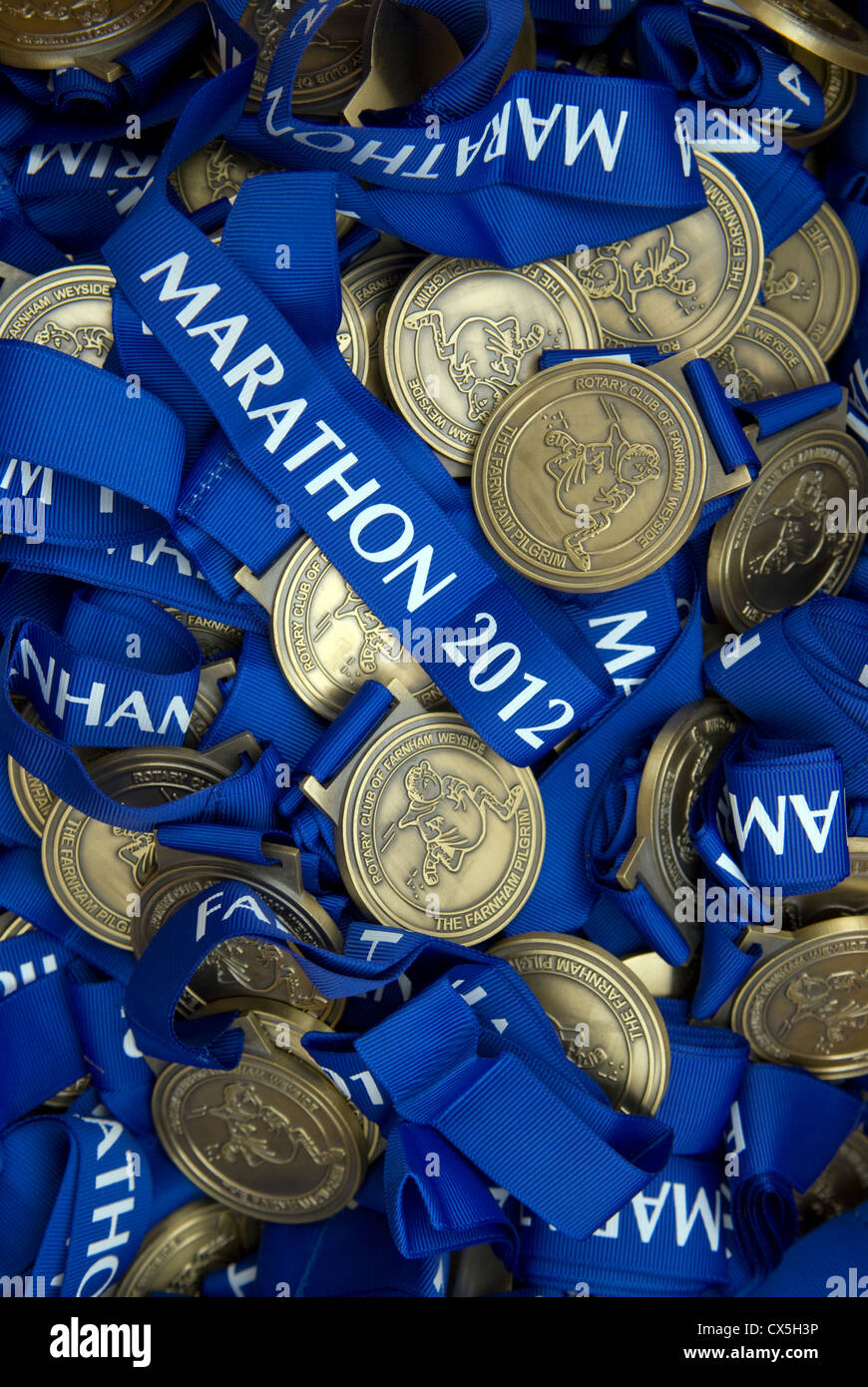Marathon medals to be presented to participants who complete the annual ...