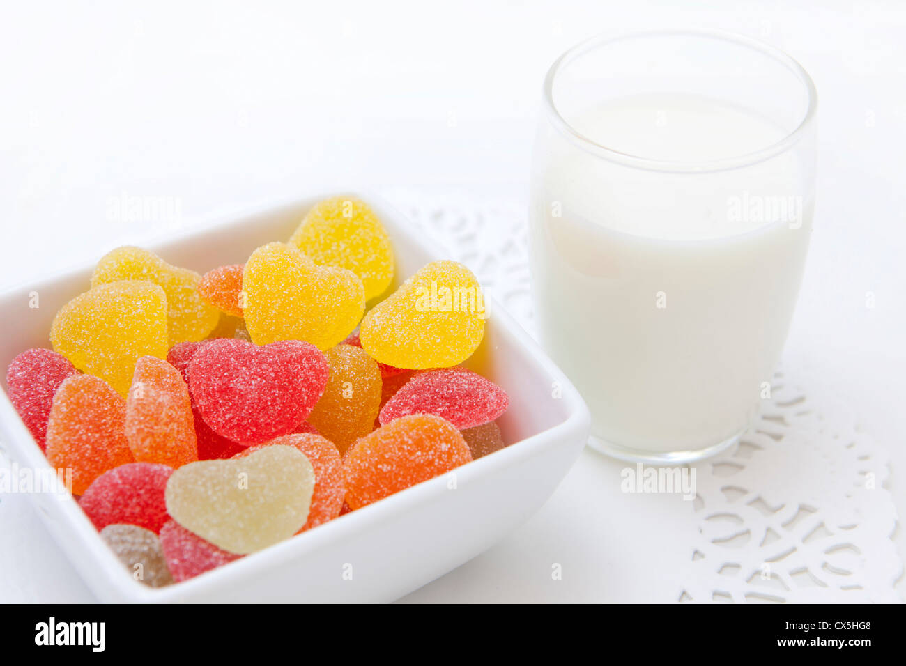 cup with many gummy colorful candies Stock Photo - Alamy