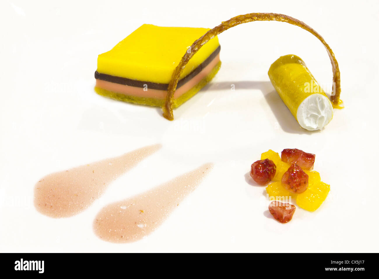 Small delicious finger Food art composition Stock Photo - Alamy