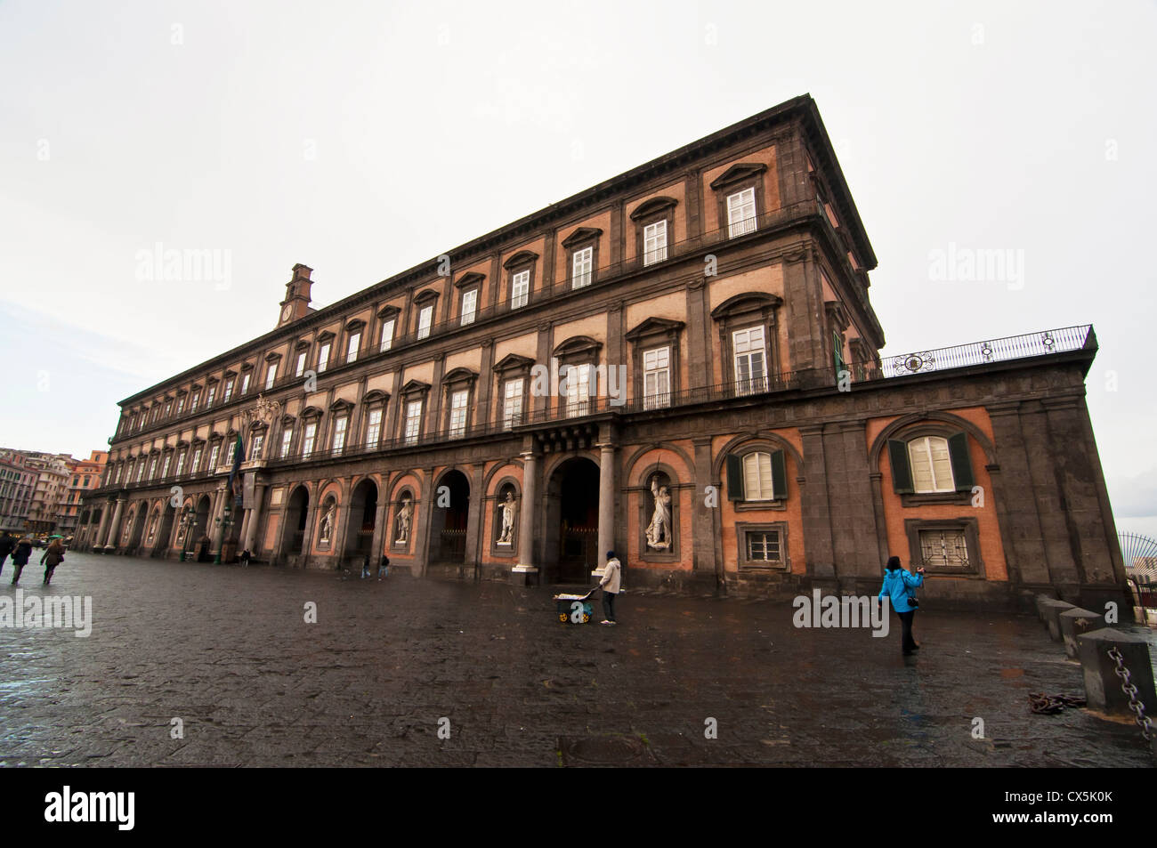 Royal Palace in Naples, Italy Stock Photo - Alamy