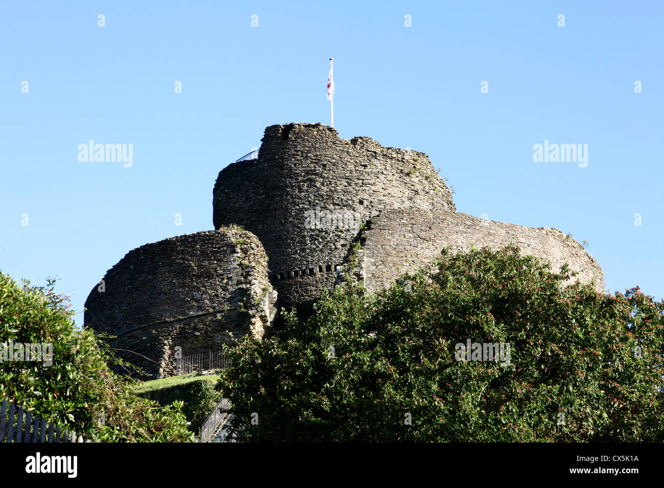 Launceston Castle Cornwall Stock Photo - Alamy