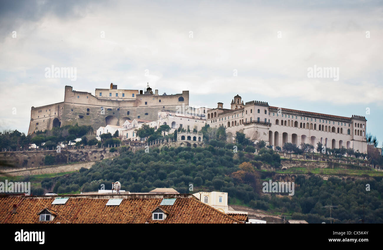 S. Elmo castle in the city of Naples, Italy Stock Photo - Alamy