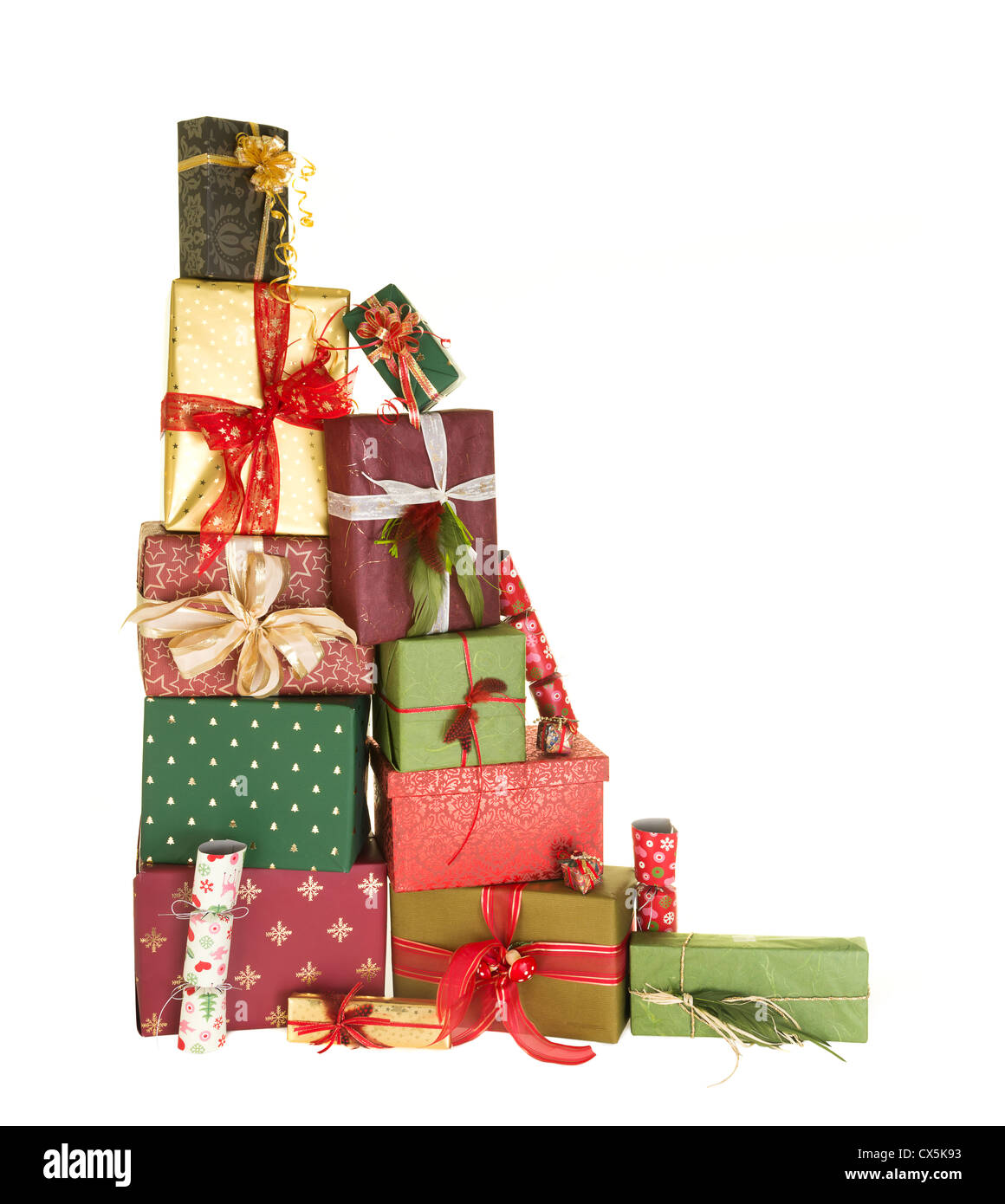 Wrapped gifts piled up hi-res stock photography and images - Alamy