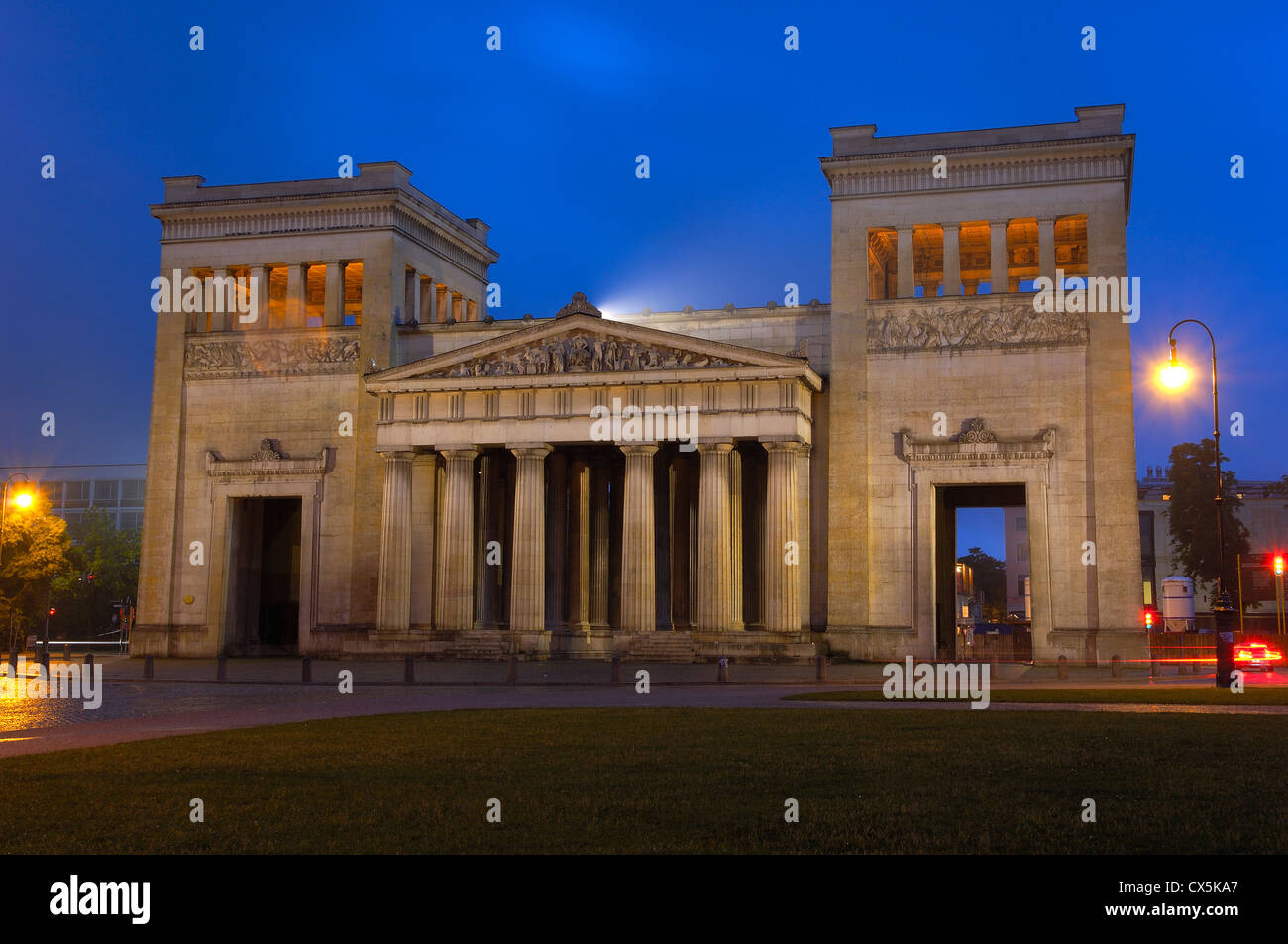 Munich, Propyläen, Koenigsplatz, King's Square, Bavaria, Germany Stock ...