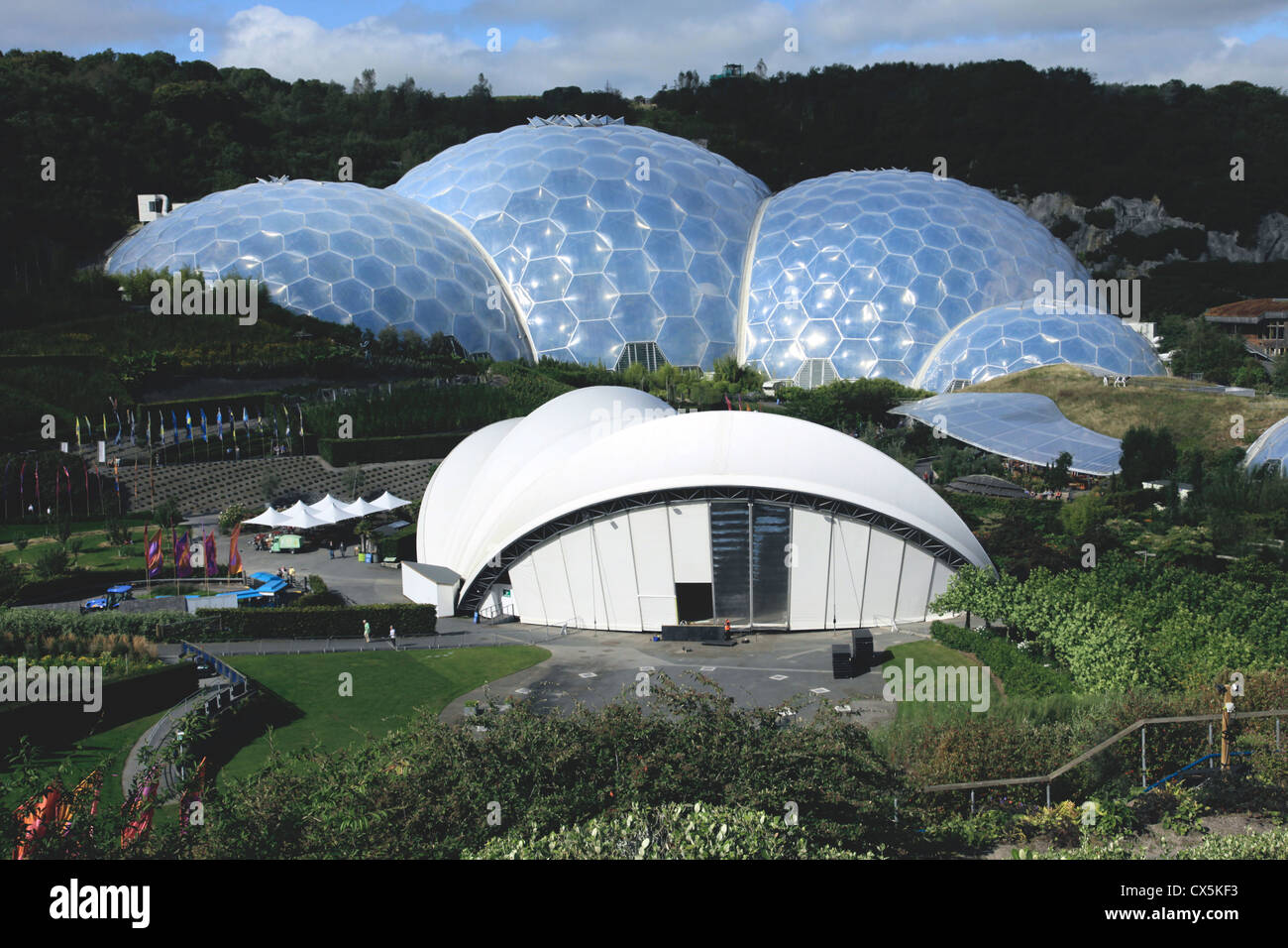 Biome of the Eden Project Cornwall Stock Photo - Alamy