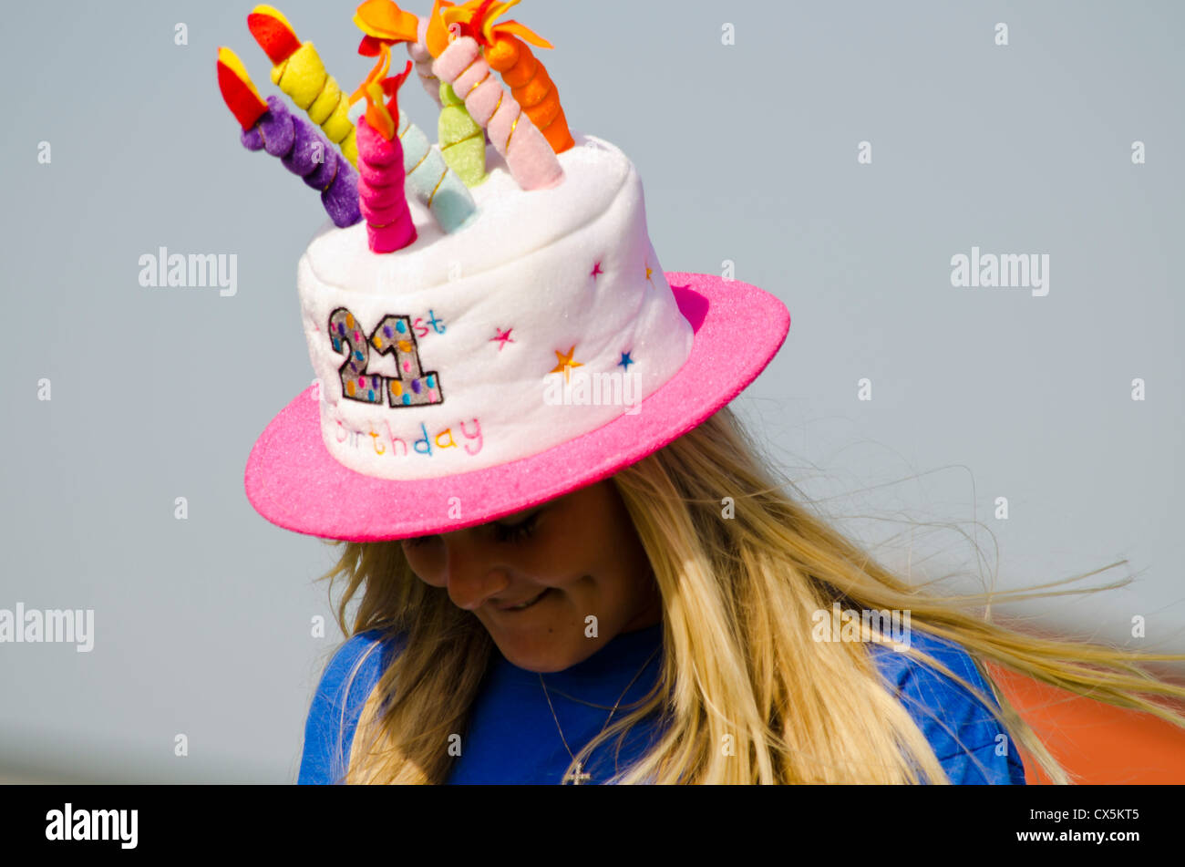 Birthday girl 21years old today Stock Photo - Alamy
