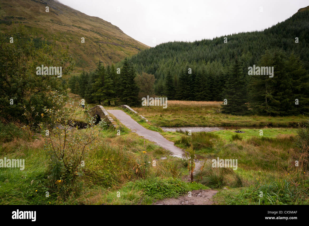 Bridge Crossing Kinglas Water at Butterbridge Glen Kinglas Argyll ...