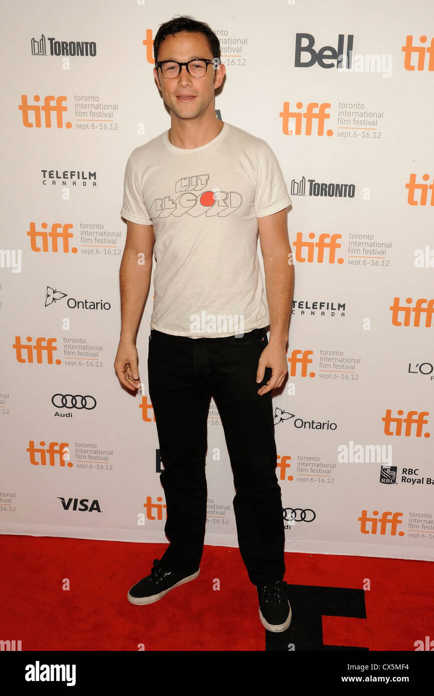 Full length of Actor Joseph Gordon-Levitt at the 2012 Toronto ...
