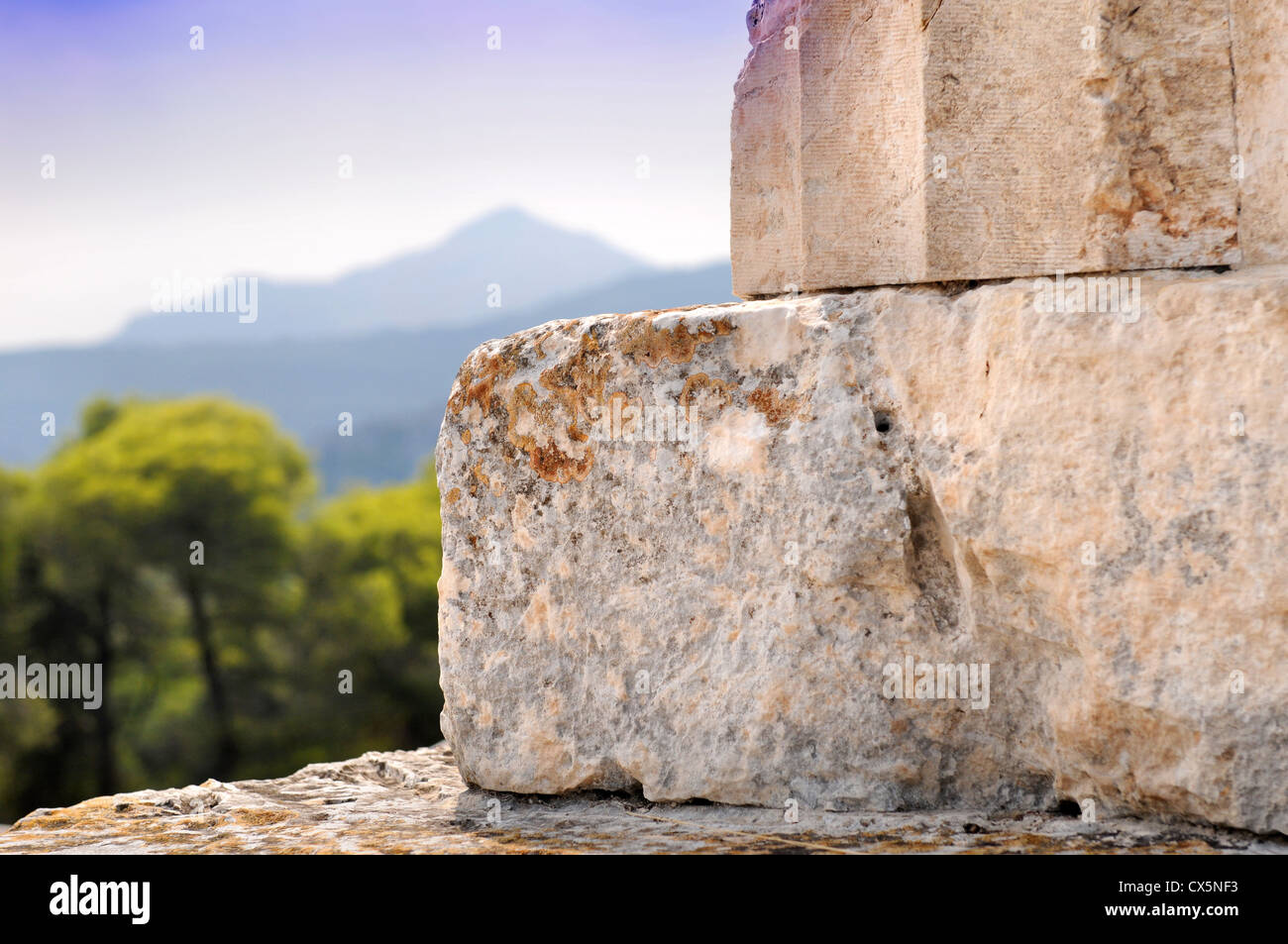 Greek ancient close up pillar column hi-res stock photography and ...