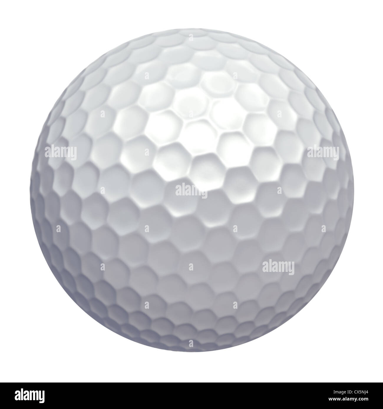Golf ball - isolated on white background Stock Photo - Alamy