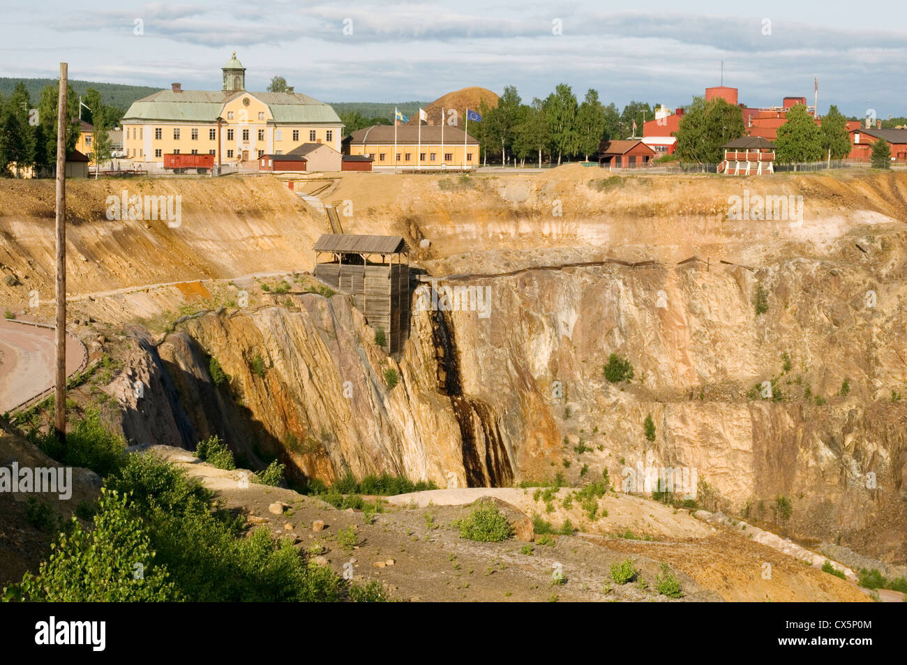 Falun Mine copper mines mining sweden iron swedish open cast mining ...