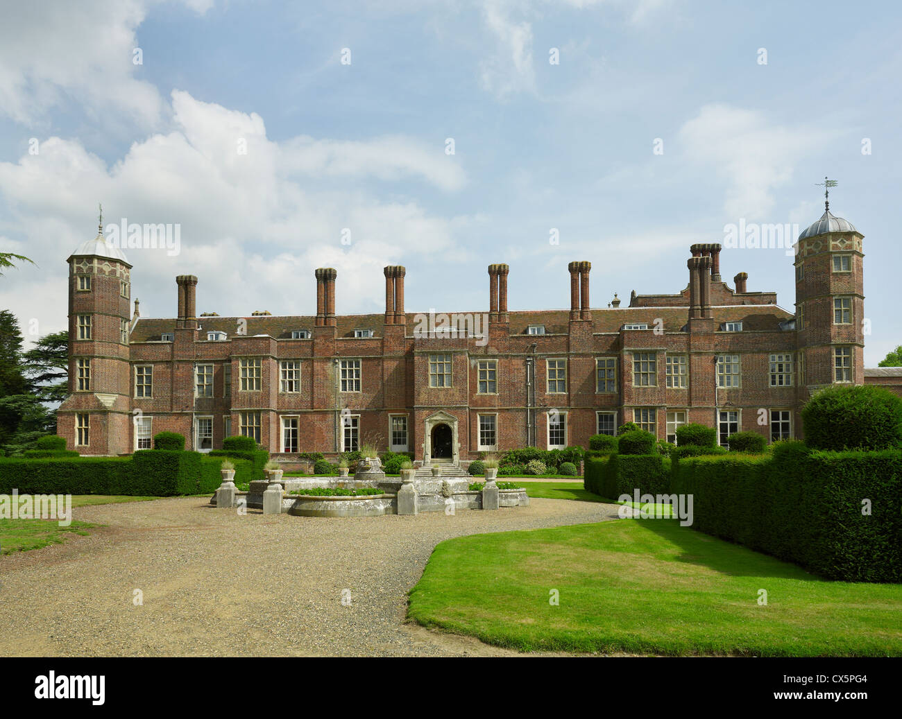 Cobham Hall, Kent, south front Stock Photo - Alamy