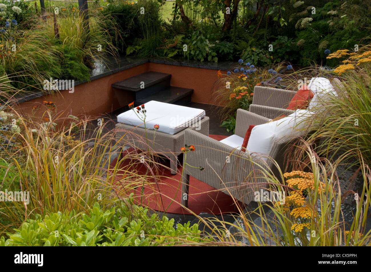 Garden sunken water feature hi-res stock photography and images - Alamy