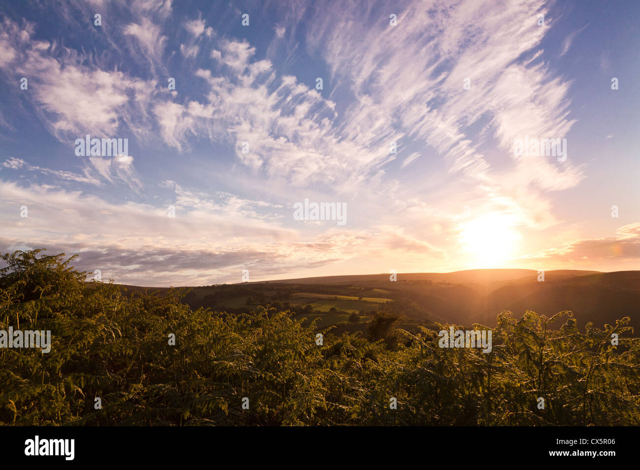 Dramatic moorland sunset hi-res stock photography and images - Alamy