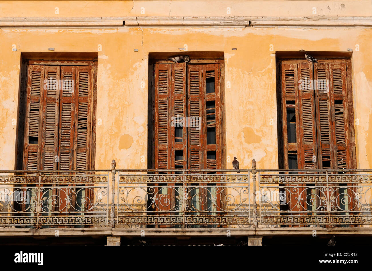 Greek shutters hi-res stock photography and images - Alamy