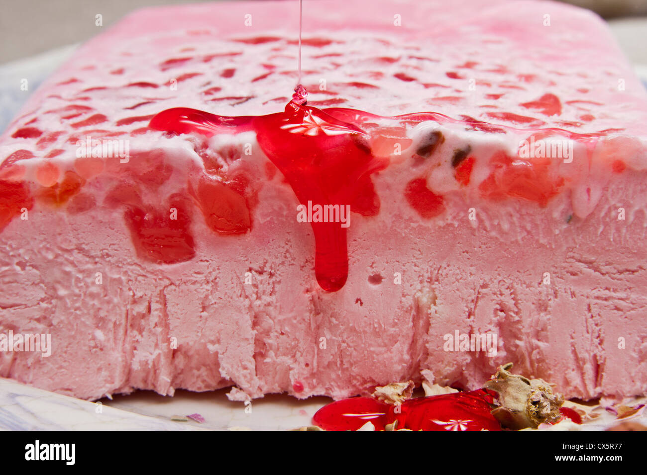 Turkish delight with syrup Stock Photo - Alamy
