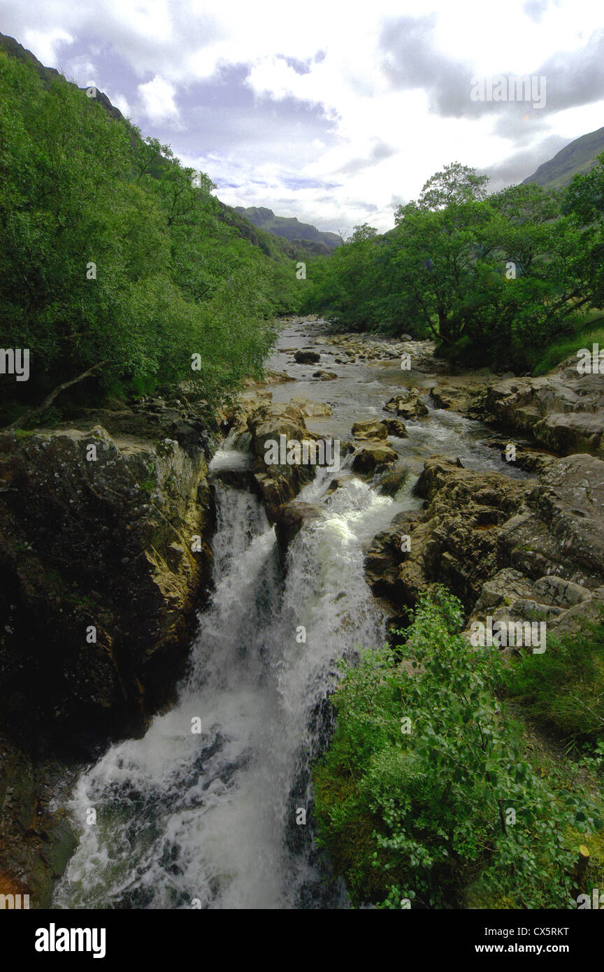 Lower Falls, Glen Nevis, Scotland Stock Photo - Alamy
