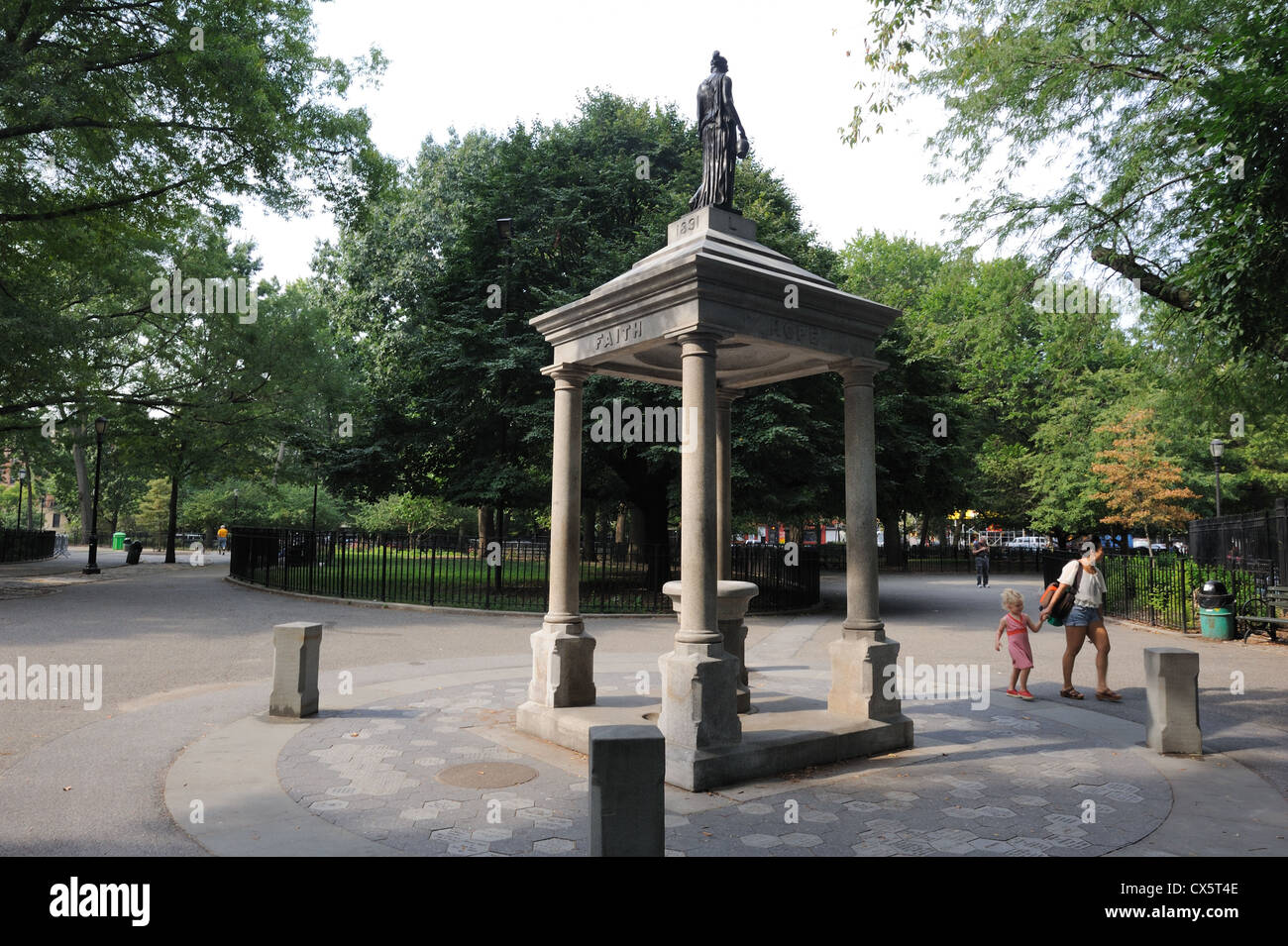 The Temperance Fountain in Manhattan's Tompkins Square Park was erected ...