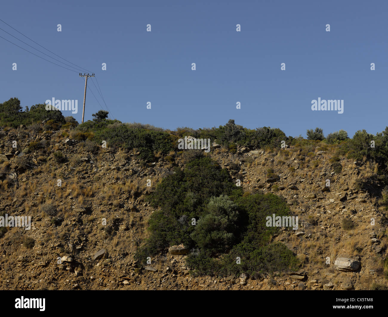 Telegraph pole wires hi-res stock photography and images - Alamy