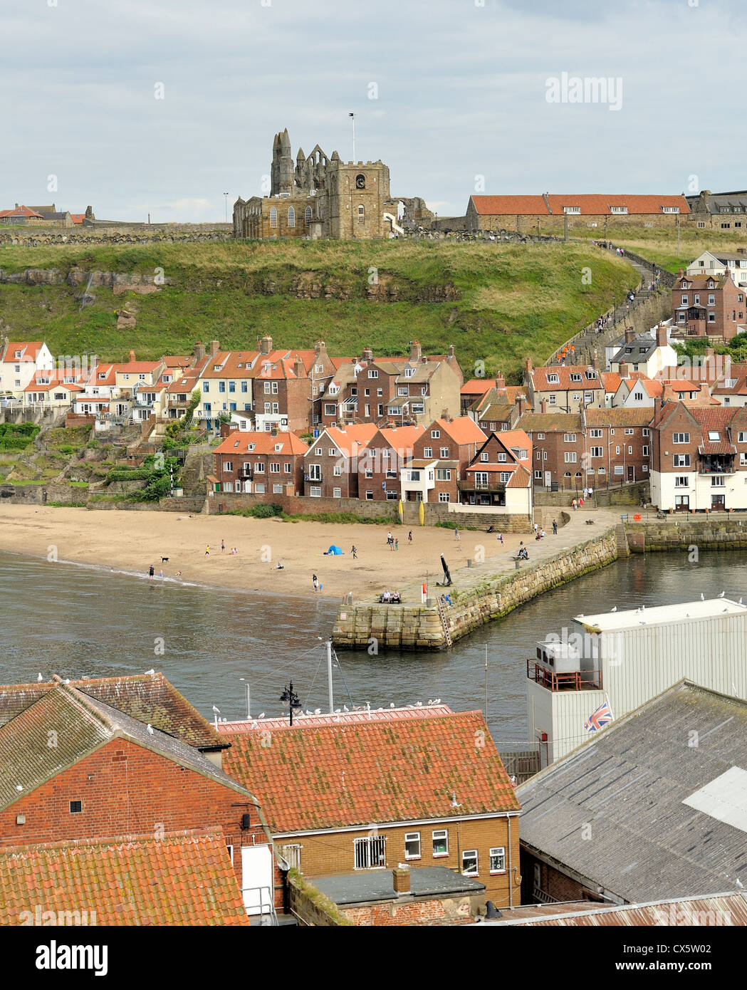 st mary's church whitby north yorkshire england uk Stock Photo - Alamy