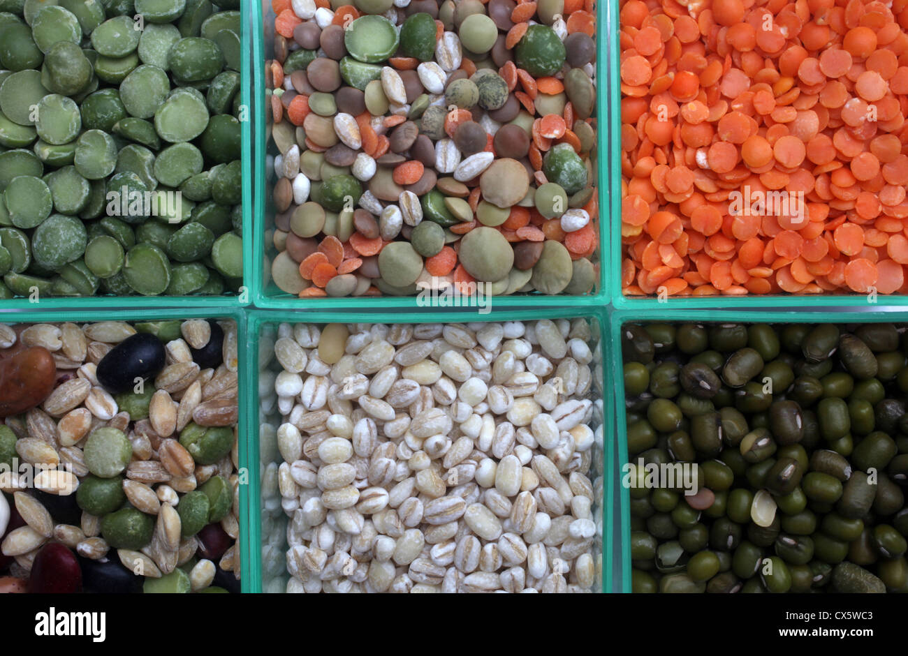 Various beans grains close hi-res stock photography and images - Alamy