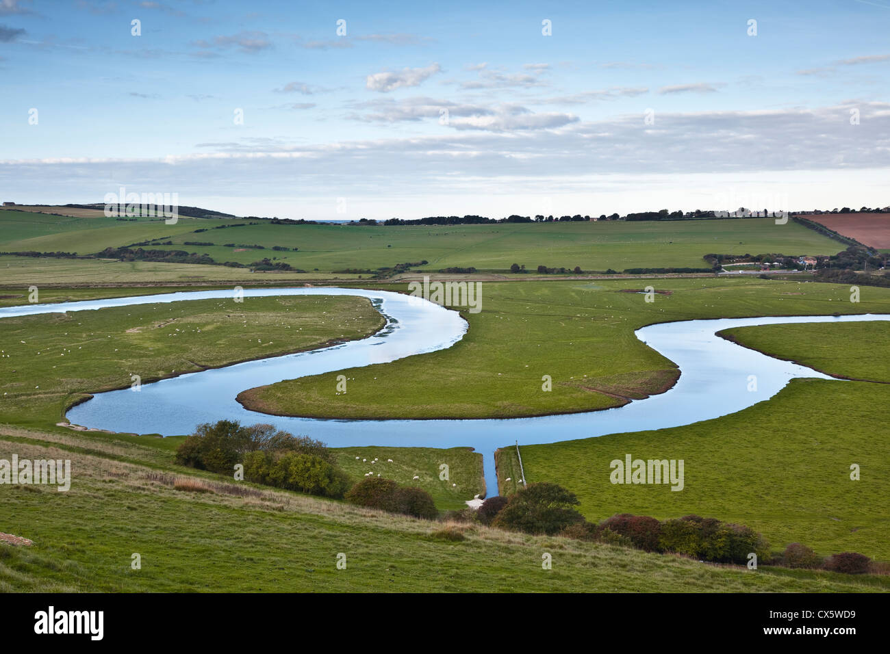 Cuckmere River in East Sussex Stock Photo - Alamy