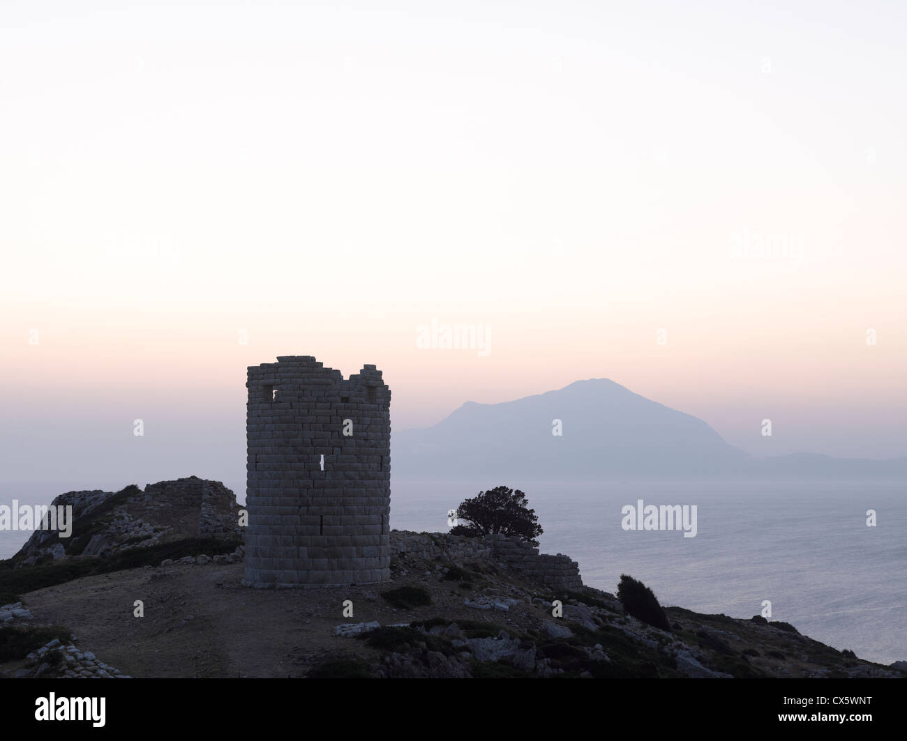 Ancient greek tower drakanon ikaria hi-res stock photography and images ...