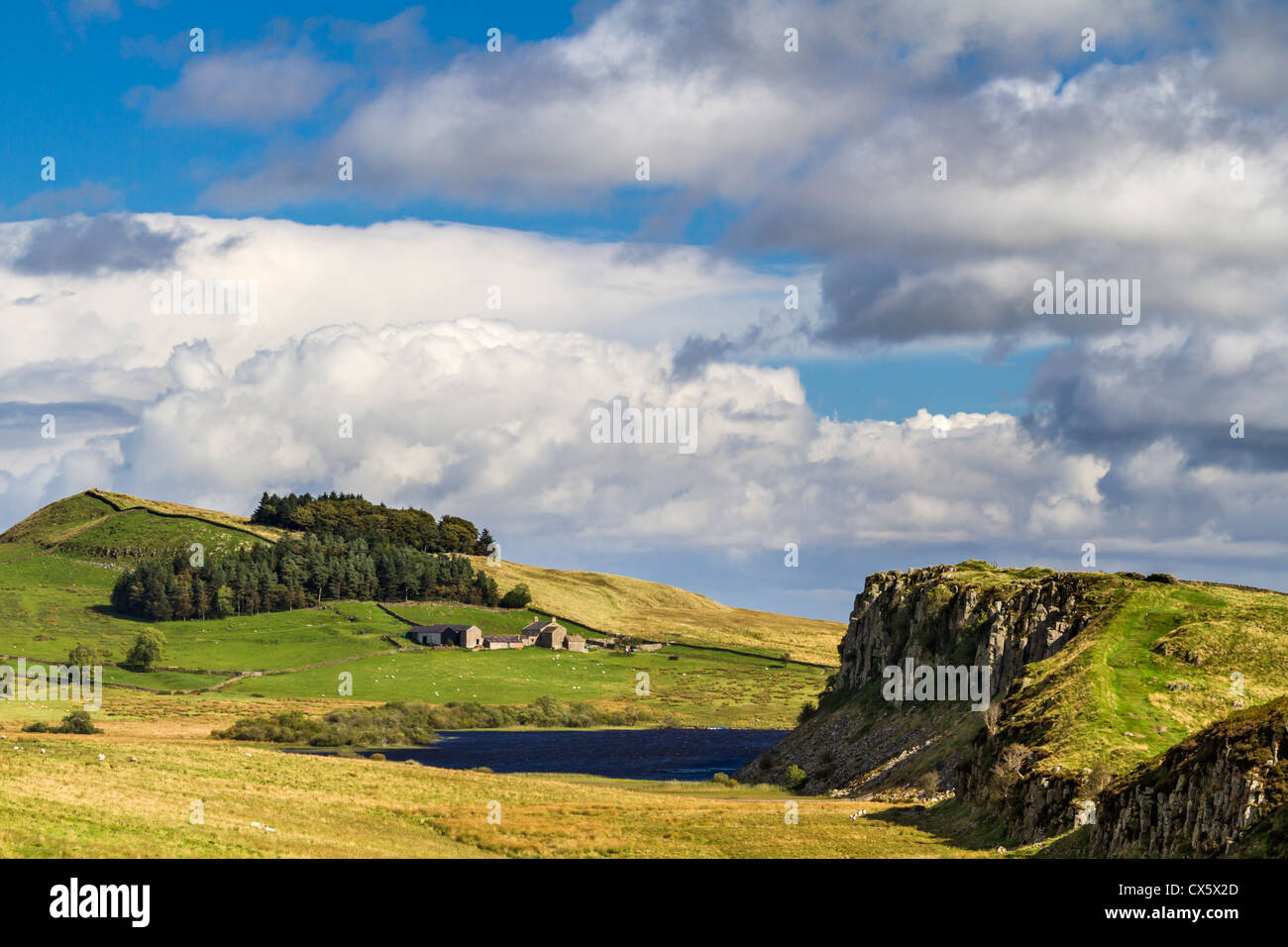 Hotbank farm hadrians wall hi-res stock photography and images - Alamy
