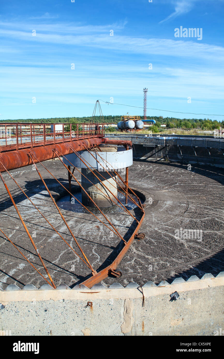 Empty sewage treatment plant hi-res stock photography and images - Alamy