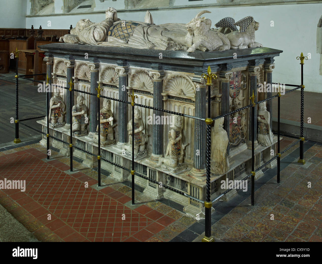 Cobham, Kent Nicholas, monument to 9th Lord Cobham Stock Photo - Alamy