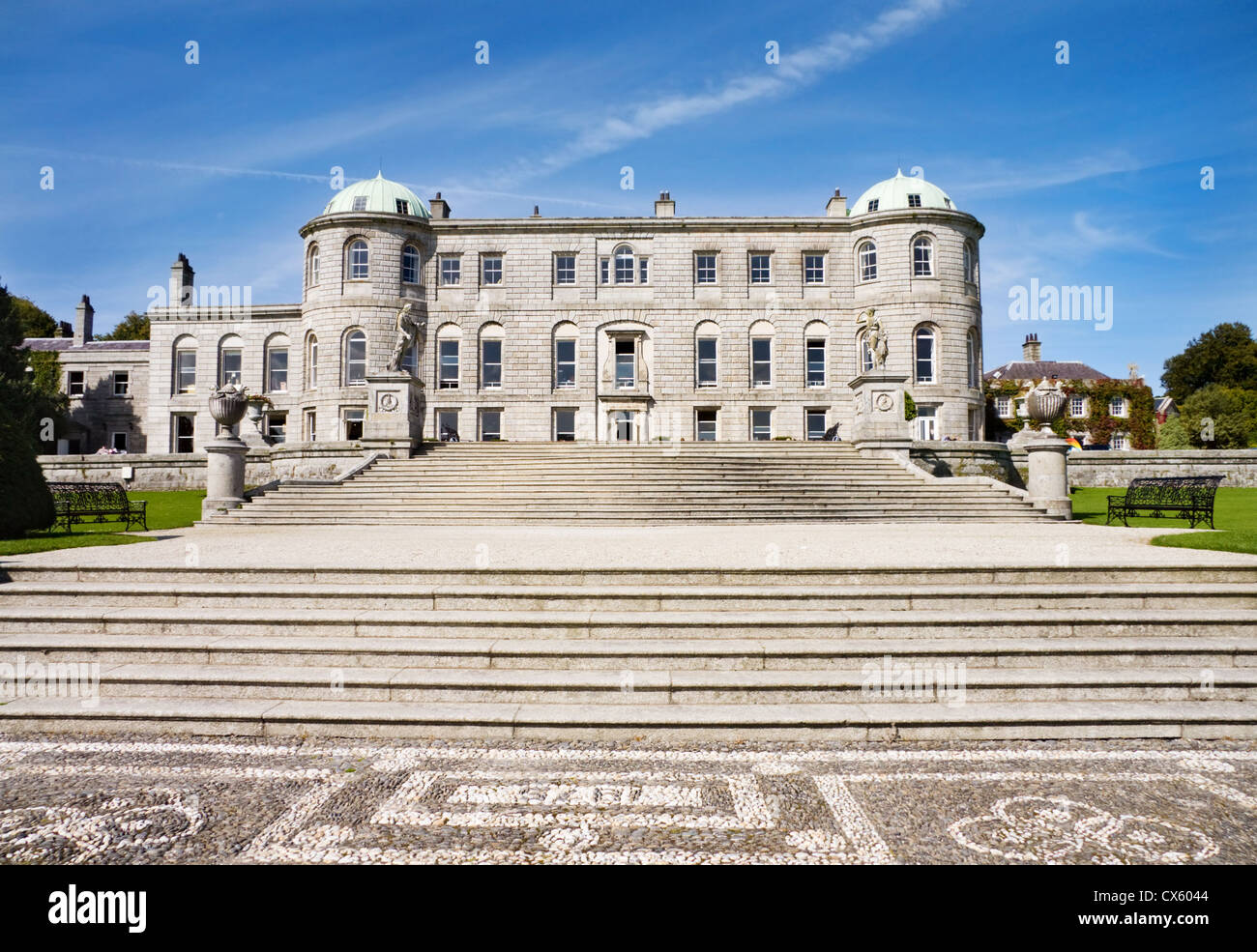 Powerscourt Castle - historic landmark in county Wicklow, Ireland ...