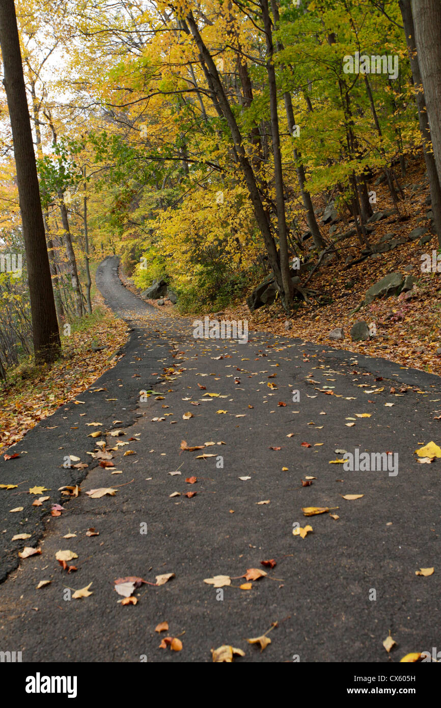 Bear Mountain, New York, United States. Bear Mountain park in the fall ...