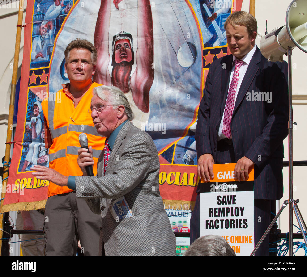 Dennis Skinner MP speaking in support of Remploy workers in ...