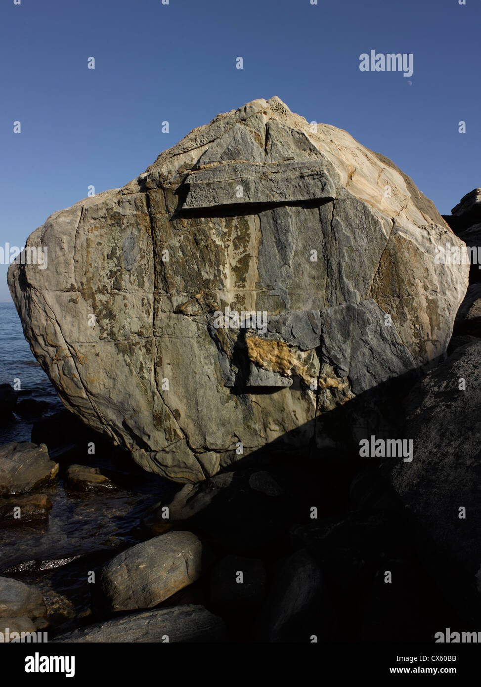 Volcanic rock formation, Ikaria, Greece Stock Photo - Alamy