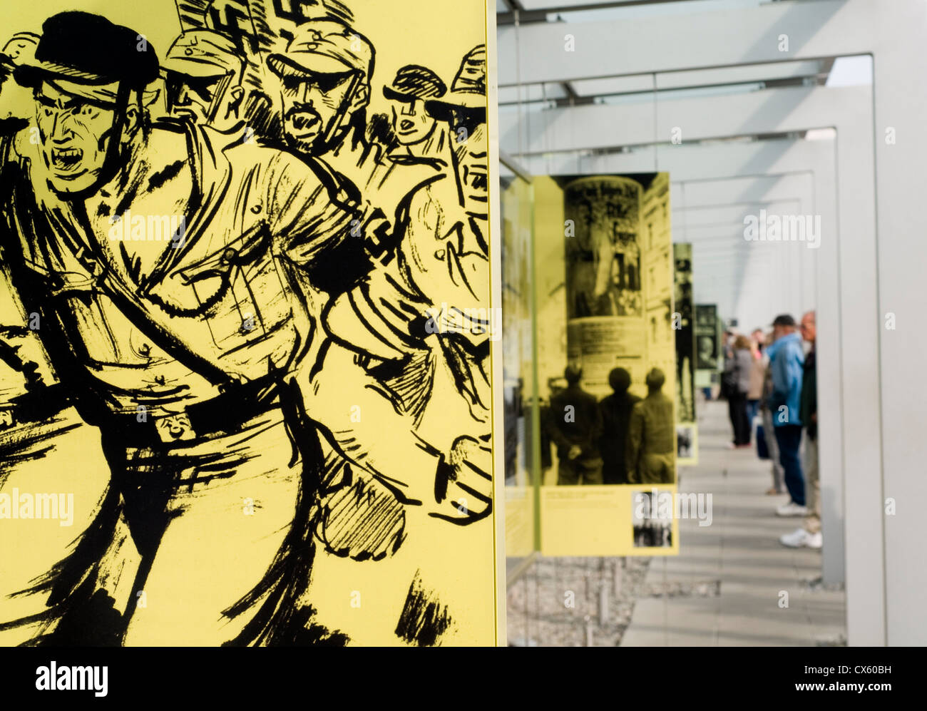 The Topography of Terror outdoor museum in Berlin, Germany, which ...