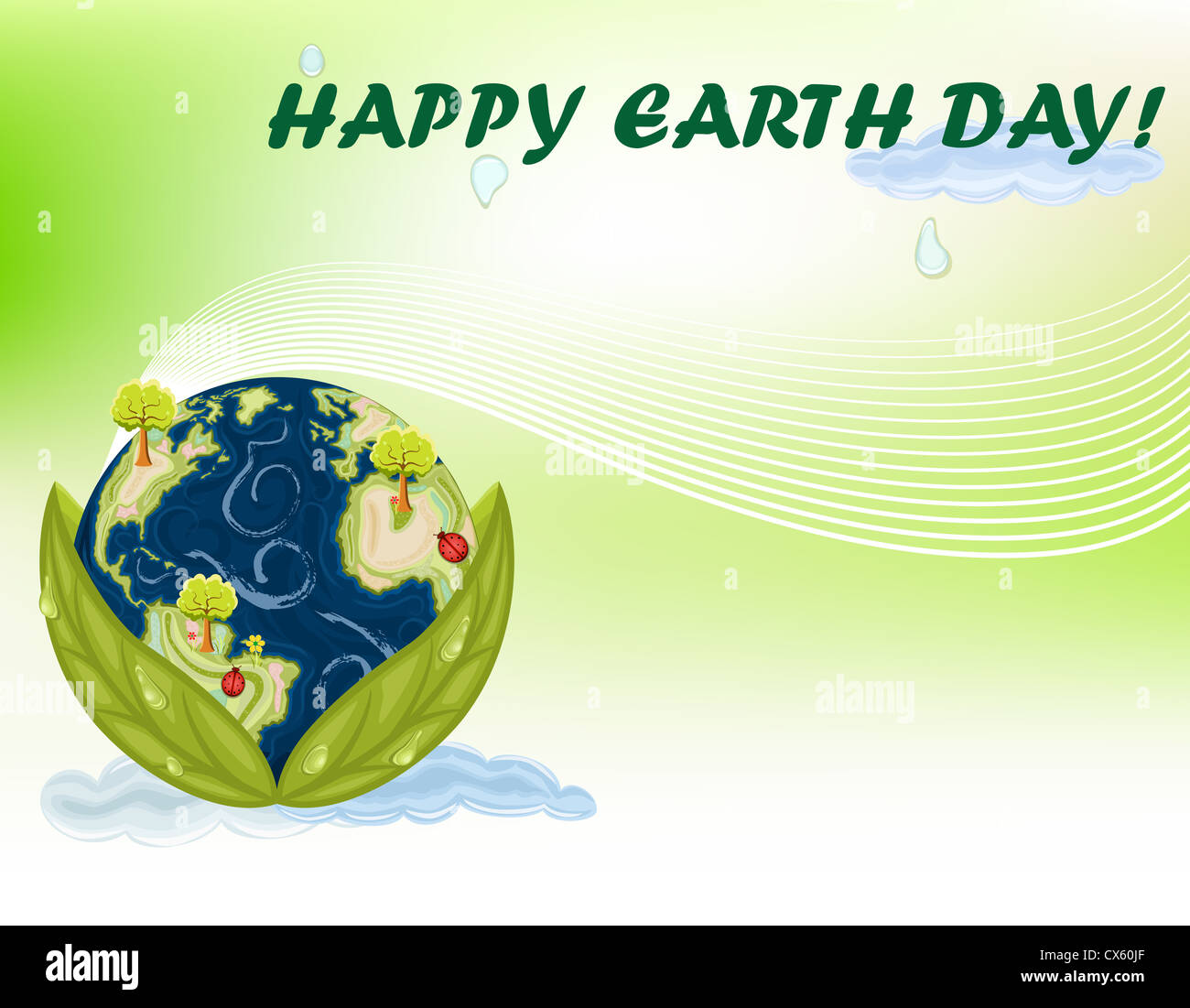 Earth Day - 22 April international celebration Stock Photo - Alamy